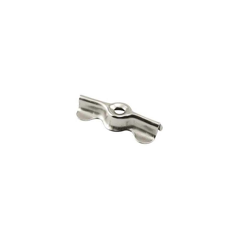 Prime-Line 796-7300 Double Wing Clip Steel - Pack of 6